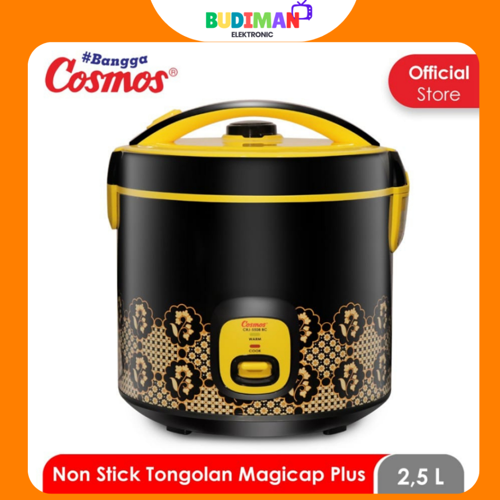Jual MAGIC COM RICE COOKER COSMOS 2.5 LITER CRJ 5508BC | Shopee Indonesia