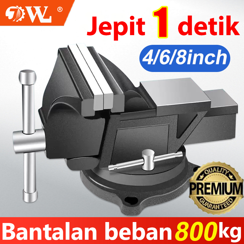 Jual 【READY STOCK】Catok Clamp 360° Swivel Vise Table 4IN/6IN/8IN/10IN ...