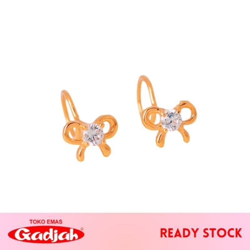 Jual Giwang Emas Toge Solitaire Pita - Toko Emas Gadjah | Shopee Indonesia