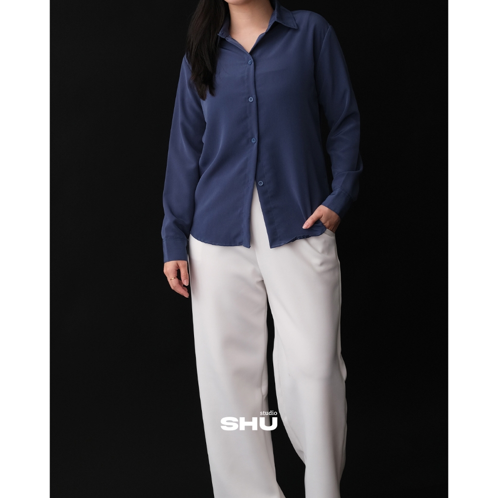 Jual The Classic [Shu Studio] Kemeja Wanita Lengan Panjang | Shopee Indonesia