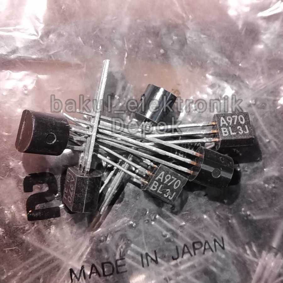 Jual TRANSISTOR A970 A970BL 2SA970 2SA970BL ORIGINAL THOSIBA MADE IN JAPAN | Shopee Indonesia