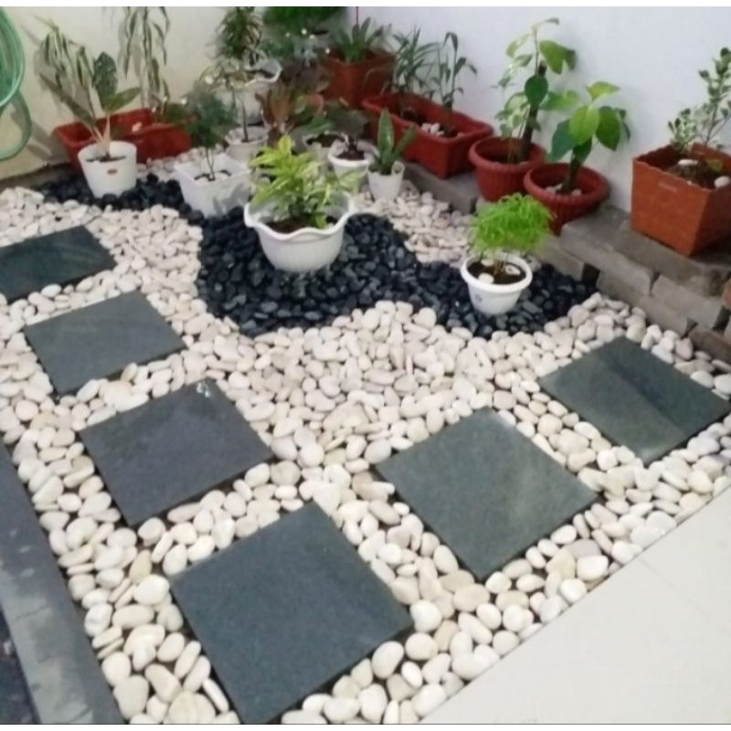 Jual paket hemat batu pijakan/stepping stone taman/batu pijakan taman ...