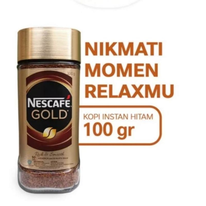 Jual [Ready Bandung] NESCAFE GOLD Kopi Instant Kopi Hitam Jar 100 gram ...