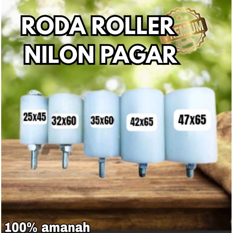 Jual (PROMO BESAR-BESARAN)Roller nilon Pintu Pagar /roler nilon pintu ...