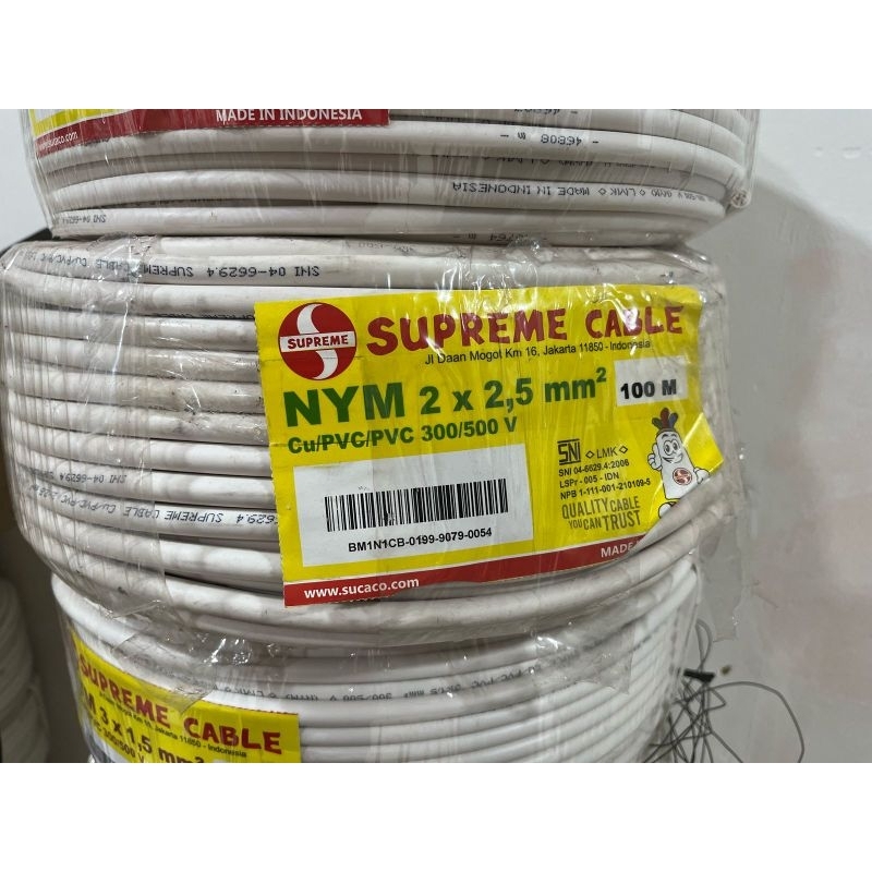 Jual KABEL NYM 2X2,5 MM SUPREME METERAN (KHUSUS METERAN) | Shopee Indonesia