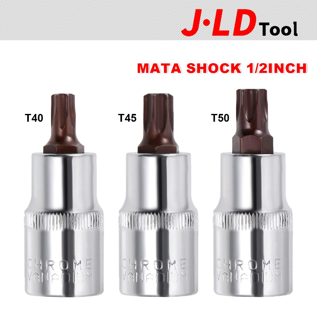 Jual JLD 1/2'' Eye Key Shock Star T40 T45 T50 Eye Hexagonal Hex Bit ...