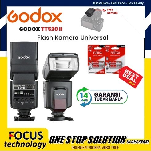 Jual Godox TT520 II Camera Flash | Shopee Indonesia