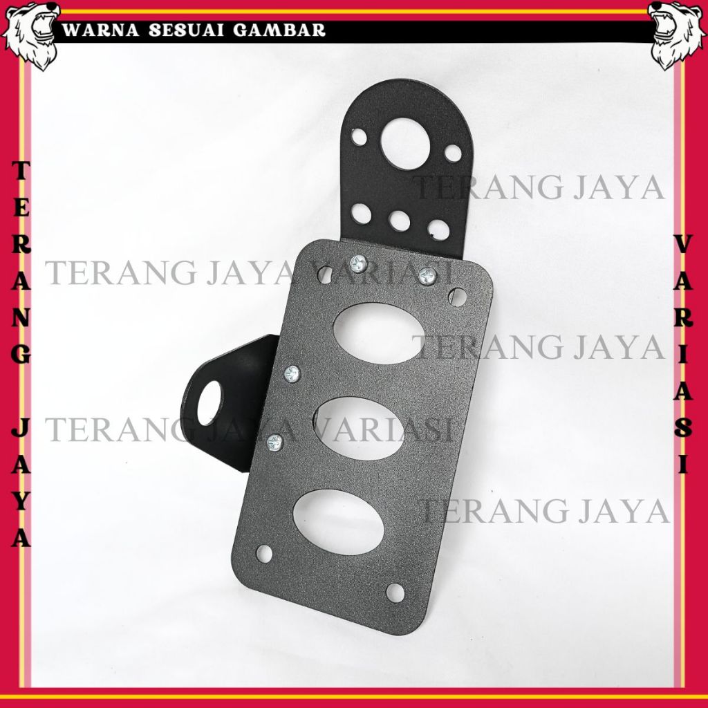 Jual DUDUKAN PLAT NOMER SAMPING BELAKANG UNIVERSAL TATAKAN TEMPAT STAND ...