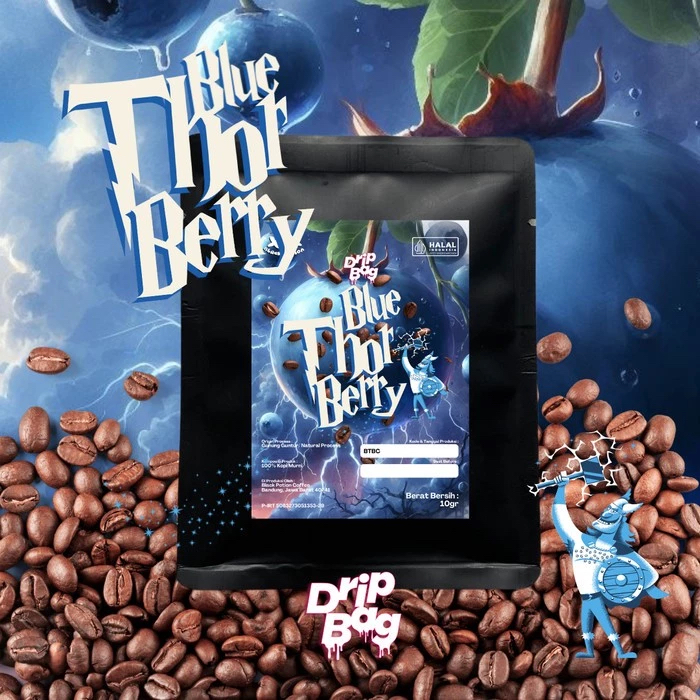 Jual Blue Thor Berry (1 pcs ) Drip Bag Coffee - ( kopi instant filter ...