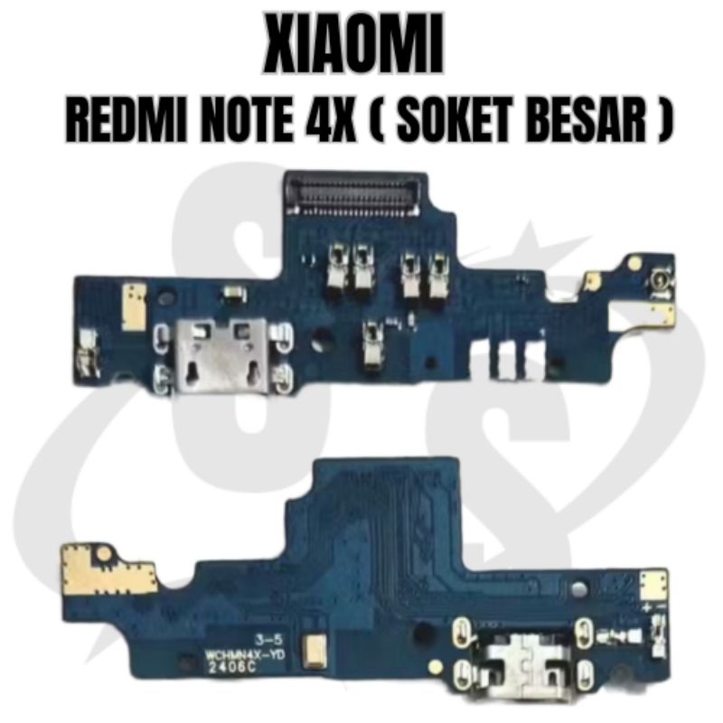 Jual PAPAN CAS / BOARD KONEKTOR PCB XIAOMI REDMI NOTE 4X ( SOKET BESAR ...