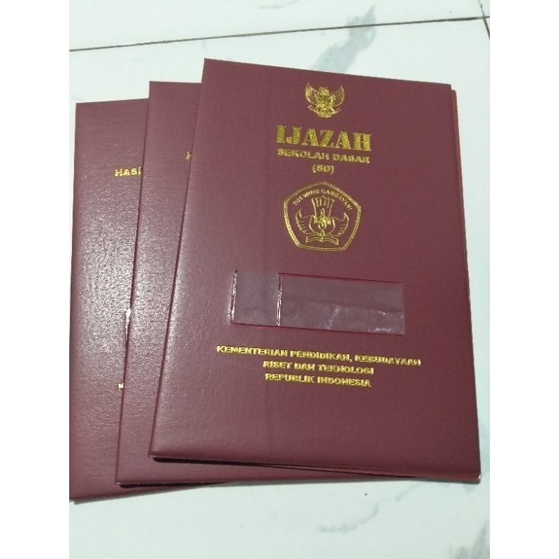 Jual Map Ijazah SD || Cover Ijazah Sekolah Dasar. Isi 6 Lembar (Umum ...
