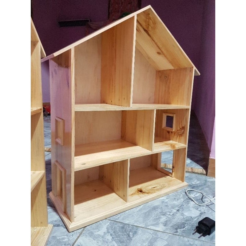 Jual rumah boneka barbie 4 lantai bahan kayu( sample etalase sementara ...