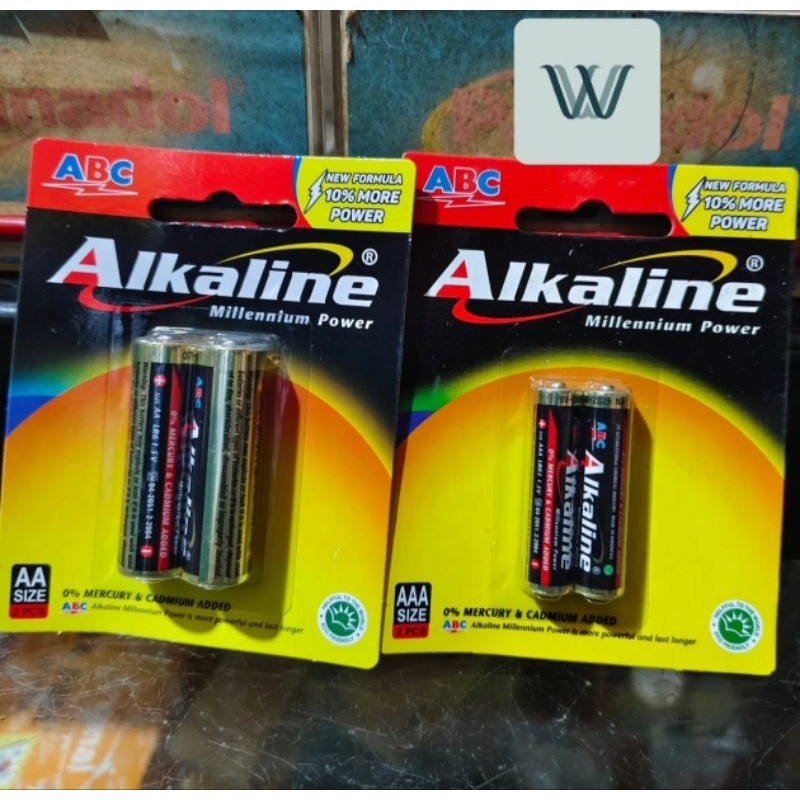 Jual BATERAI ALKALINE AA / AAA ISI 2 ORIGINAL / BATERAI REMOTE BESAR ...