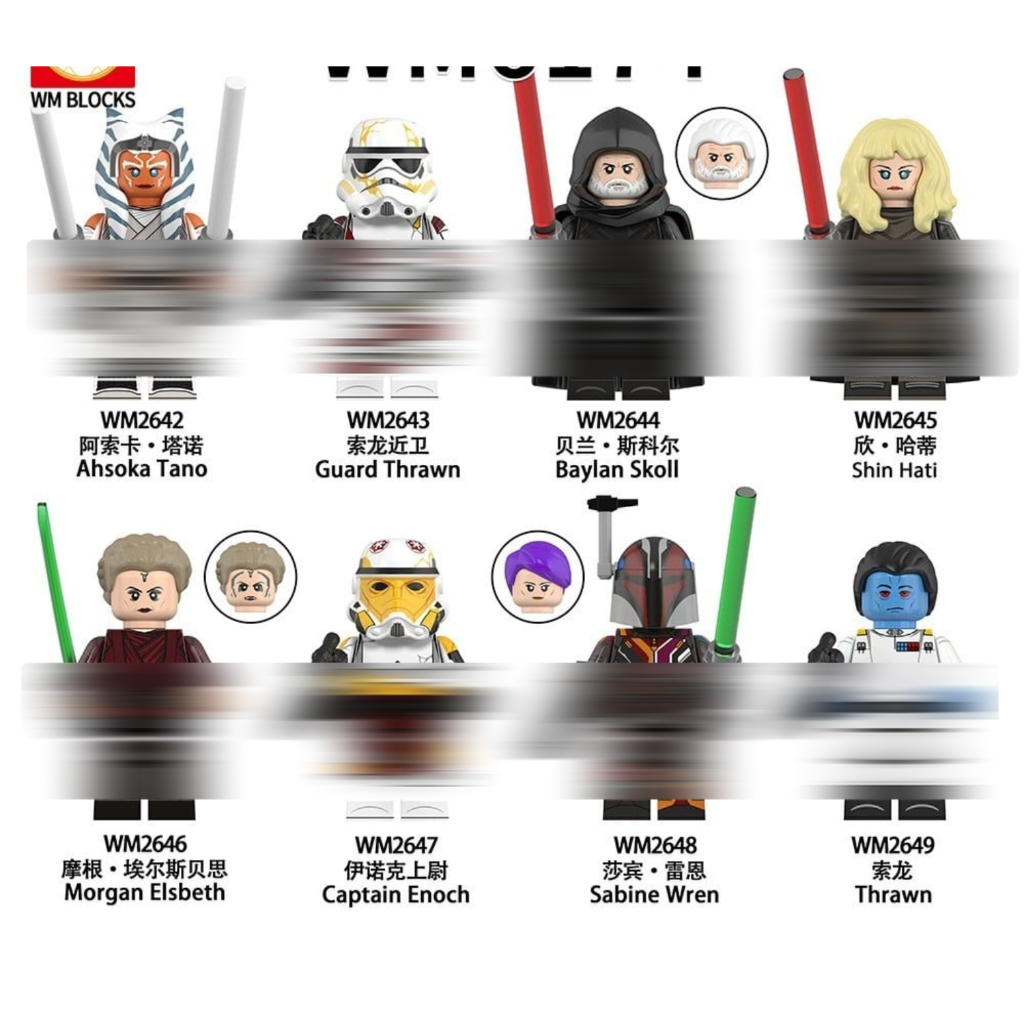 Jual WM6174 Ashoka Tano Guard Thrawn Baylan Skoll Shin Hati Morgan ...