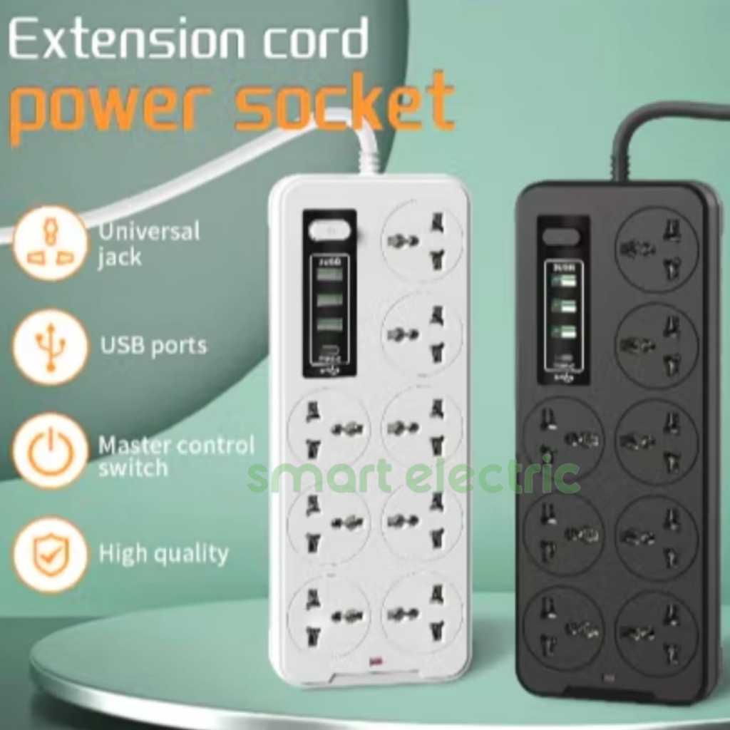 Jual Stop Kontak USB Terminal Colokan Universal Kaki 3 Dan 2 Kabel 2.6 ...