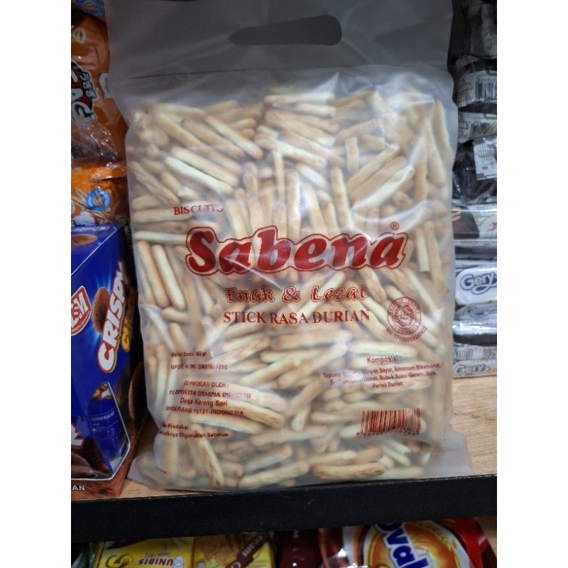 Jual Sabena biskuit stick durian 400 gr | Shopee Indonesia