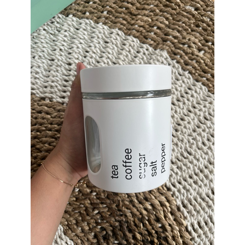 Jual Informa halston storage jar 600 ml white | Shopee Indonesia