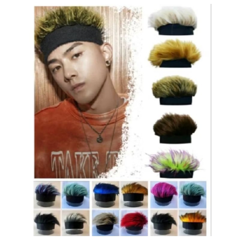 Jual topi rambut palsu,topi wig,topi naruto,topi kekinian,topi kevin ...