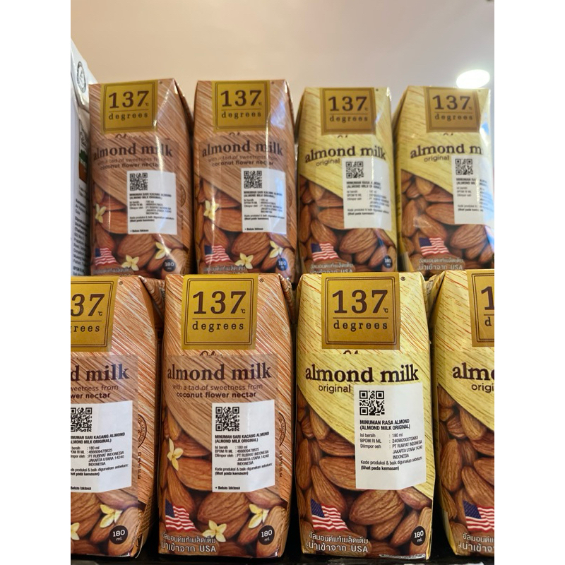 Jual Almond Milk 137 Degrees 180ml | Shopee Indonesia
