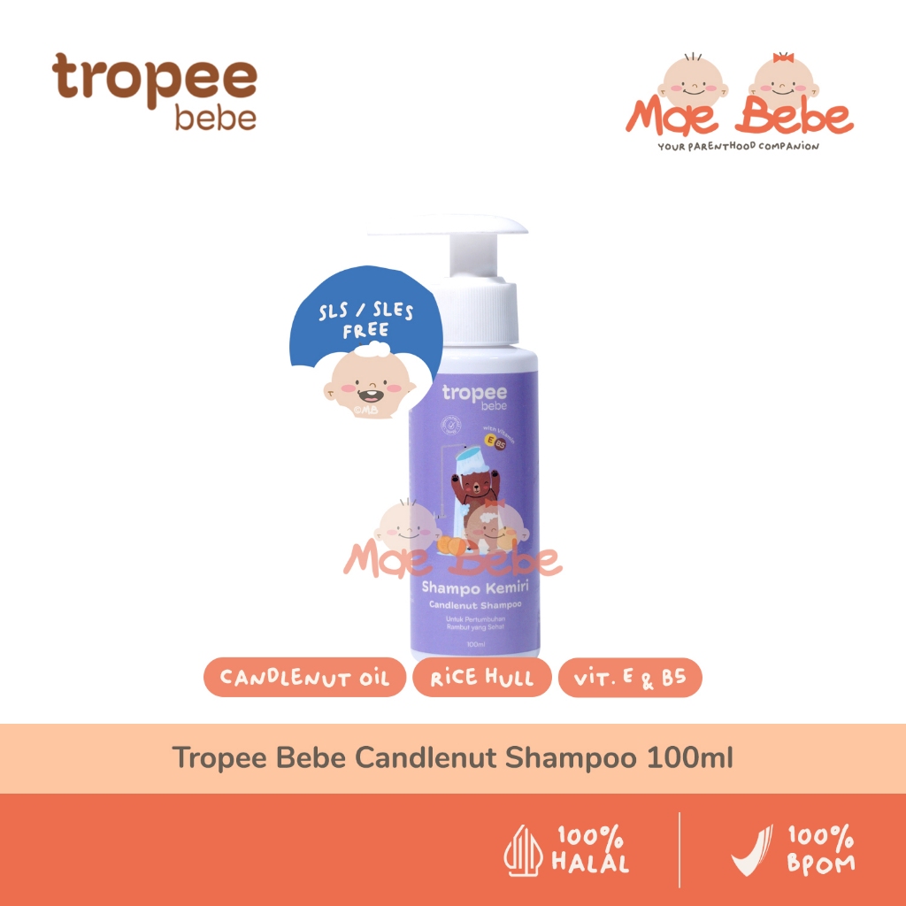 Jual Tropee Bebe Candlenut Shampoo Shampo Kemiri Anak Tanpa SLS SLES ...