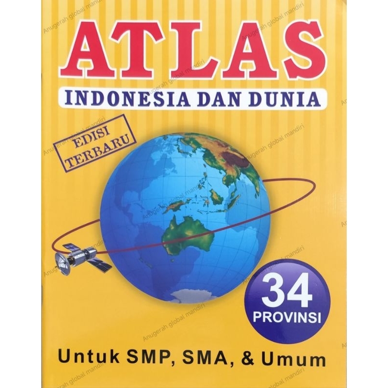 Jual Atlas Indonesia dan dunia 34 provinsi | Shopee Indonesia