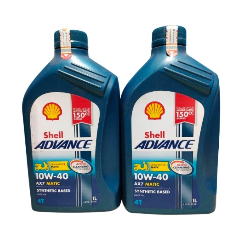 Jual Oli Shell AX7 Matic 10W-40 1 Liter / 1000ML | Shopee Indonesia