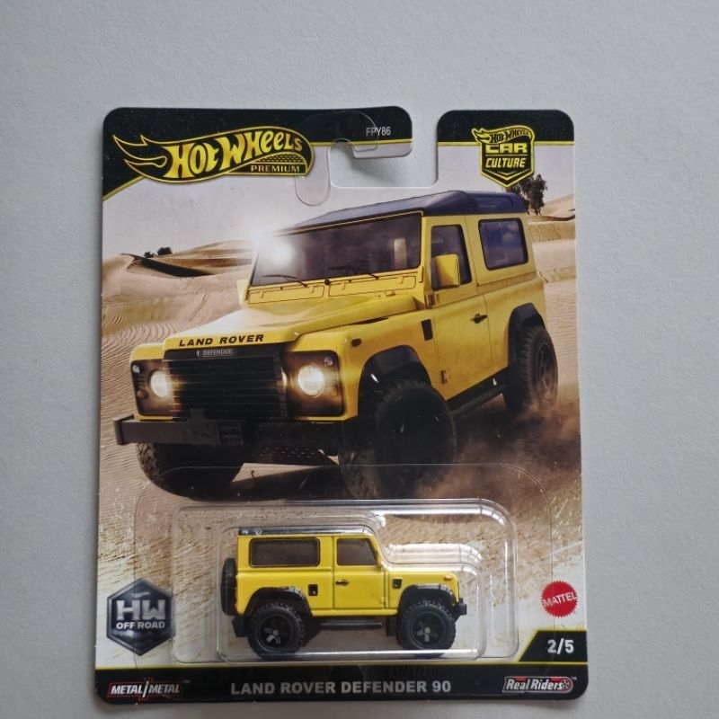 Jual Hot Wheels Premium Land Rover Defender 90 Kuning 2025 | Shopee ...
