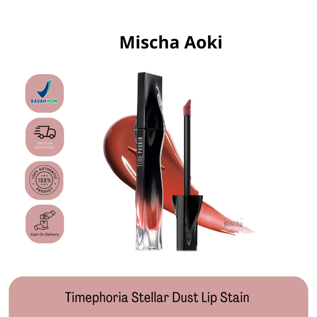 Jual BPOM Timephoria Stellar Dust Lip Stain 10 Axion | 02 Solaris | 09 ...