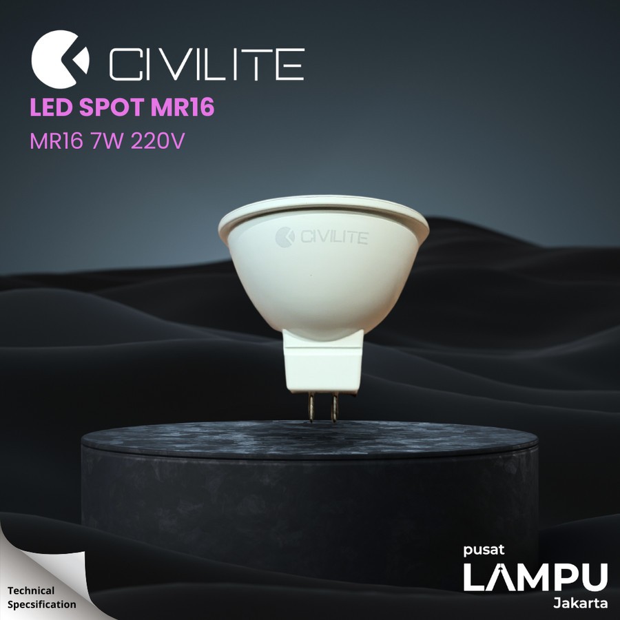 Jual Civilite Lampu Led Spot MR16 7watt 220v | Shopee Indonesia
