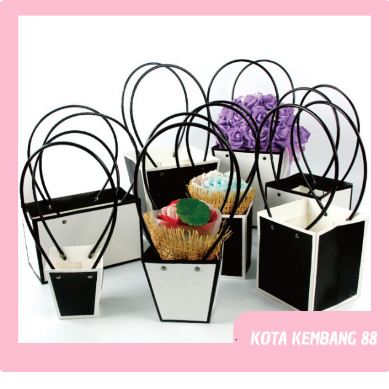 Jual Flower Packing Paper Bag Gift Box Tas Bouquet Flower Tempat Bunga ...