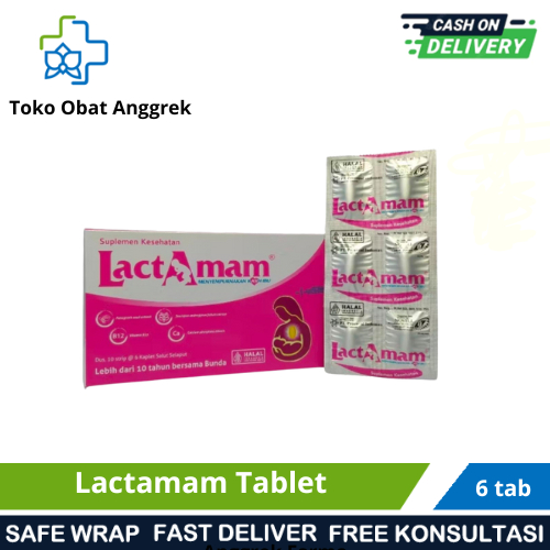 Jual LACTAMAM CAPSUL/UNTUK MEMPERLANCAR ASI/LANCAR ASI/6TABLET | Shopee ...