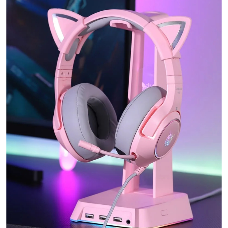 Jual ONIKUMA - Wired Headset Gaming K9 CAT EARS, dengan telinga kucing ...