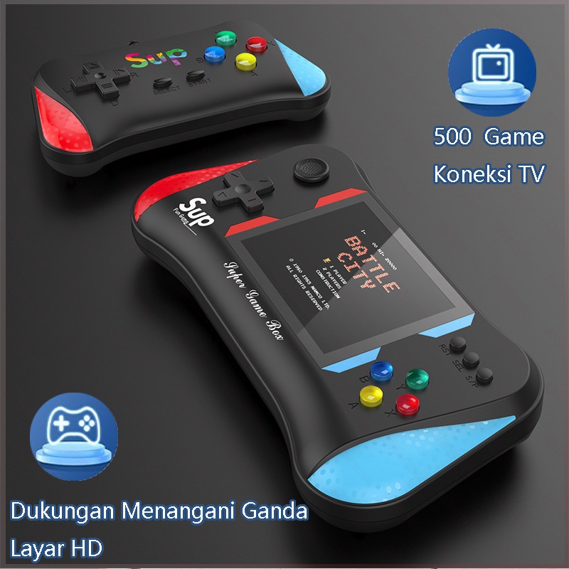Jual 500 in 1 GameBoy X7M Portable Dual Konsol Stick Konsol Game Genggam Konsol Game Retro Merah ...