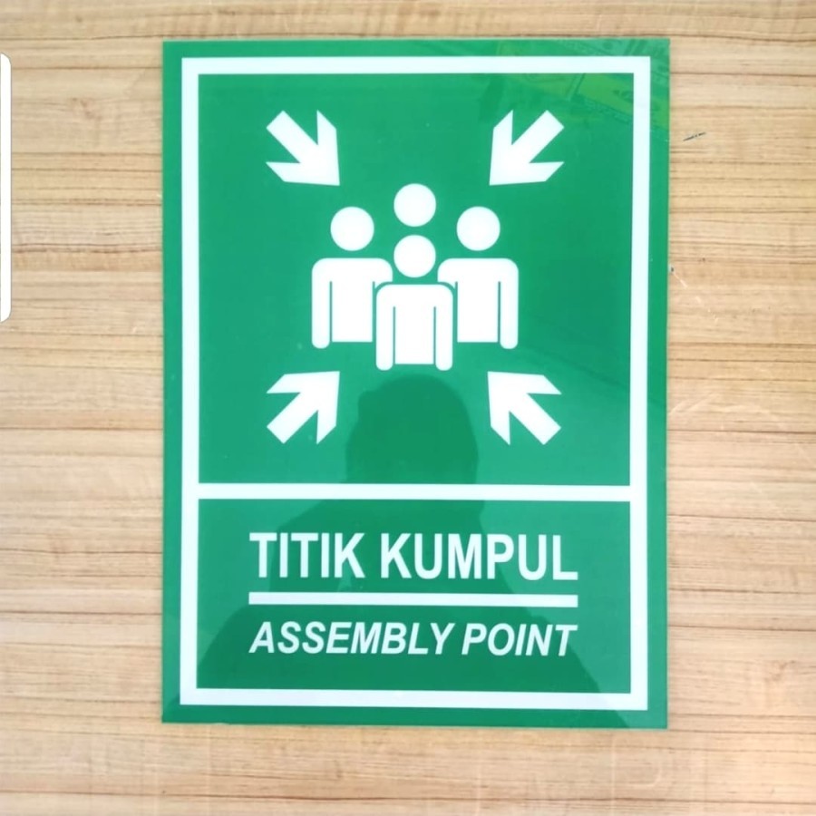 Jual SIGN AKRILIK K3 RAMBU SAFETY TITIK KUMPUL UKURAN 20X30CM | Shopee ...