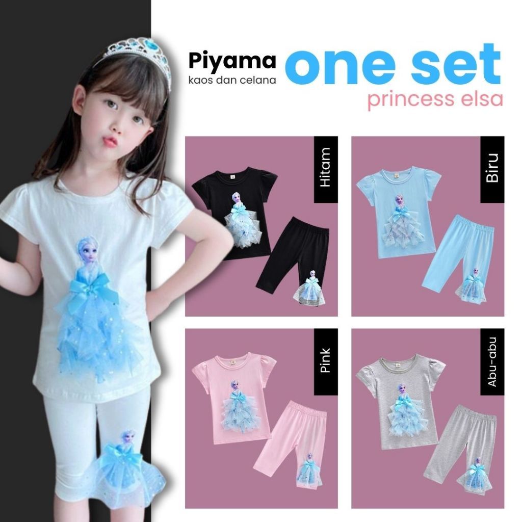 Jual [princesscoco] 2-10 Tahun Set Dua Bagian Putri Elsa Anak Perempuan ...