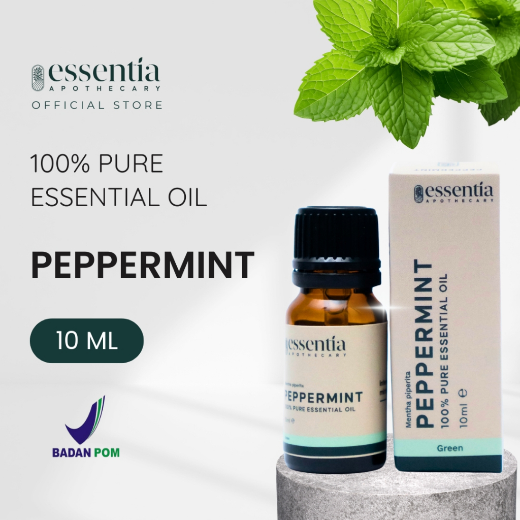 Jual ESSENTIA APOTHECARY Peppermint Pure 100% Essential Oil 10ml | BPOM Certified Murni ...
