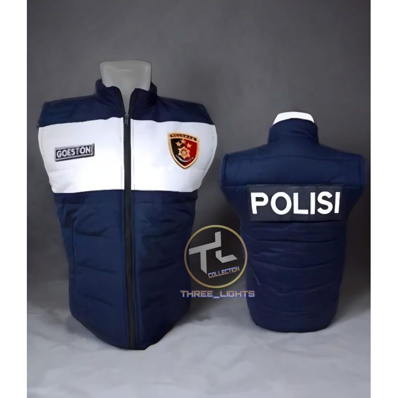 Jual Rompi gelembung reskrim rompi polisi vest custom | Shopee Indonesia