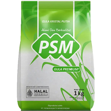 Jual PSM Gula Kemasan Premium Gula Pasir 1 Kg | Shopee Indonesia