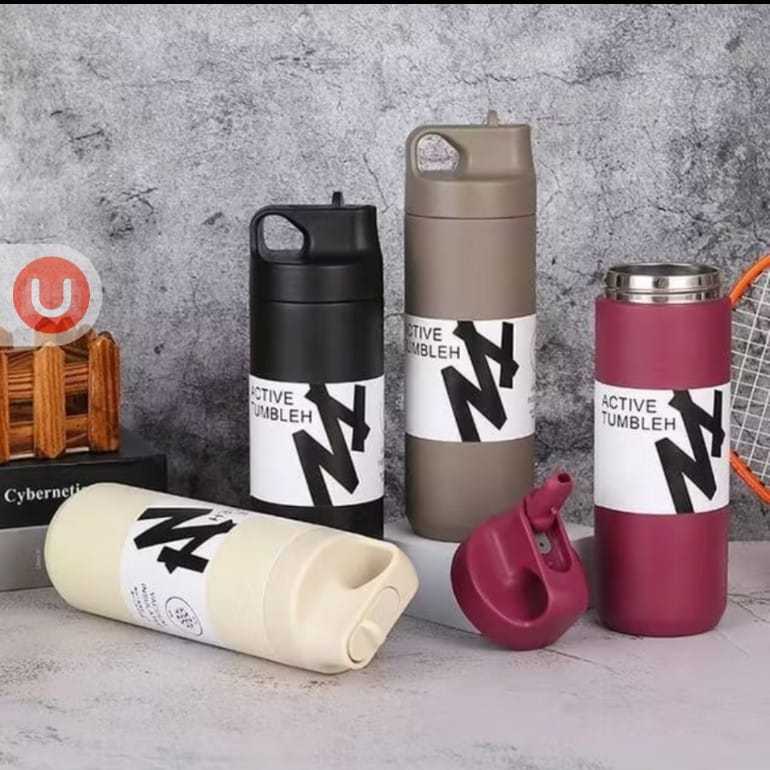 Jual Tumbler Stainles Steel / Termos air Panas 550 ml / 304 Stainless Vacum flask | Shopee Indonesia