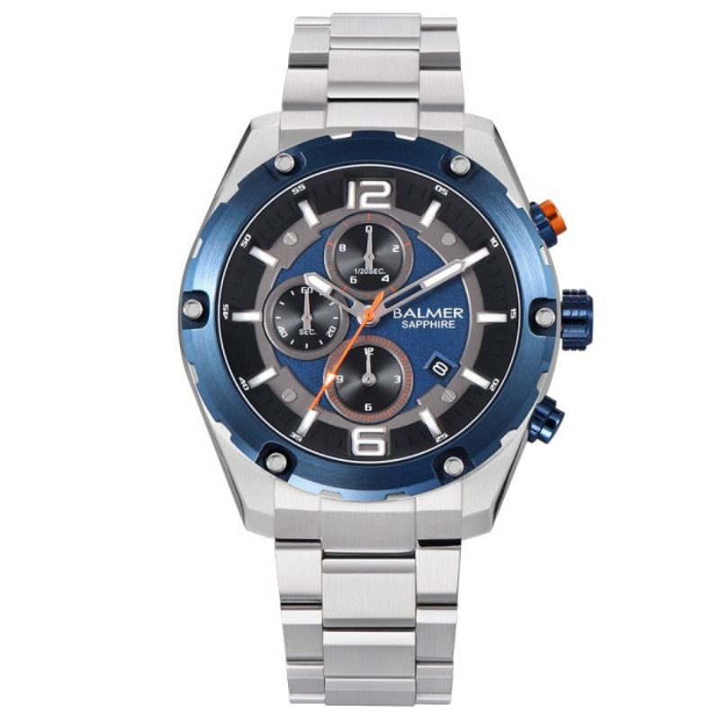 Jual Terbaru Jam Tangan Pria Balmer 8827 Analog Cronograph Shaphire All ...