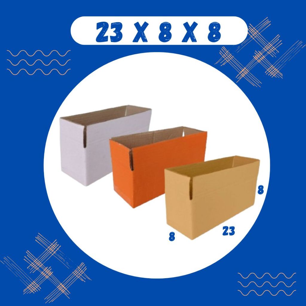 Jual Kardus 23x8x8 Box Packing A1 Karton Kotak Kemasan Olshop Dus ...
