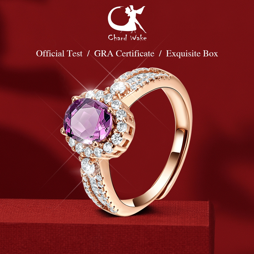 Jual Chard Wake Cincin Wanita Berlian Batu Permata Ungu Korea Fashion ...