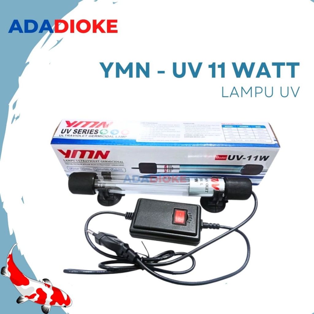 Jual Lampu UV 11 Watt Lampu UV YMN UV 11 Watt Lampu Aquarium Lampu UV Steriliasasi Aquarium ...