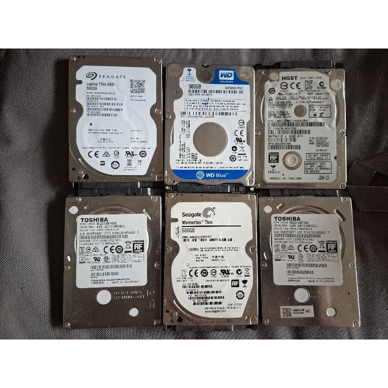 Jual hardisk laptop 2,5" kapasitas 500gb kondisi bagus (sentinel 100% ...