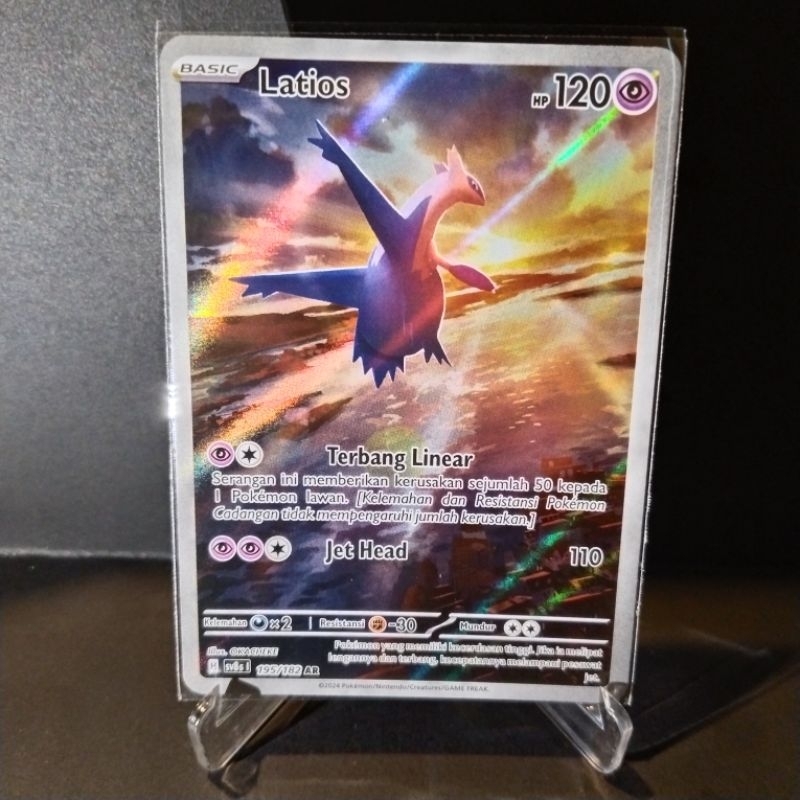 Jual Latios AR sv8s 195/182 Kilat Rasi Kartu Pokemon Pokemon Card | Shopee Indonesia