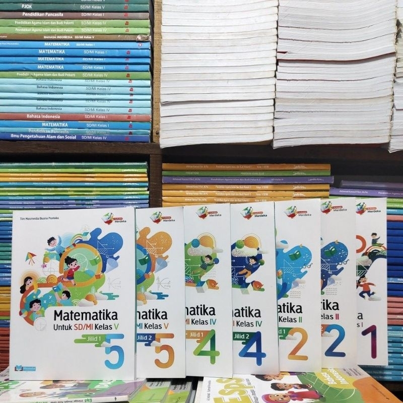 Jual Matematika kelas 1,2,3,4,5 SD kurikulum merdeka | Shopee Indonesia