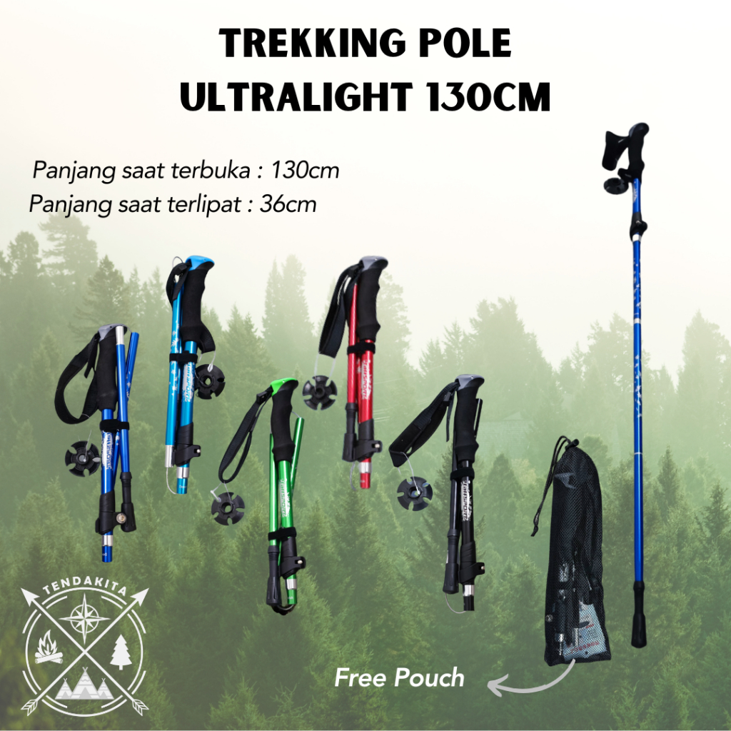 Jual -Trekking Pole Ultralight Taffsport 101-TF13 | Naturhike ...