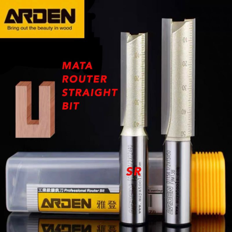 Jual Mata Router/ Profil Lurus As 1/2 Inch (12.7 mm) Straight Bits Merk ...