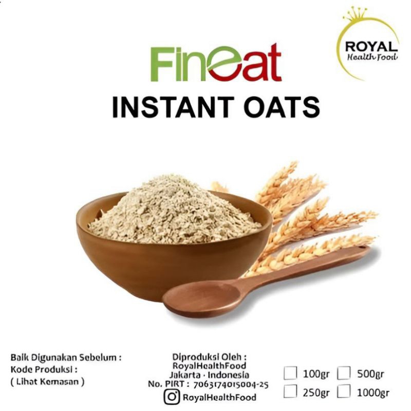 Jual Instant Oats Gandum Kemasan Vacum 1kg | Shopee Indonesia