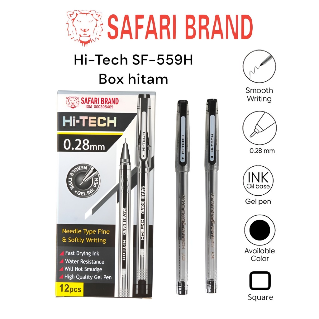 Jual (12pcs kemasan baru) Pulpen ballpoint pena polpen Hi-Tech hitech 0 ...